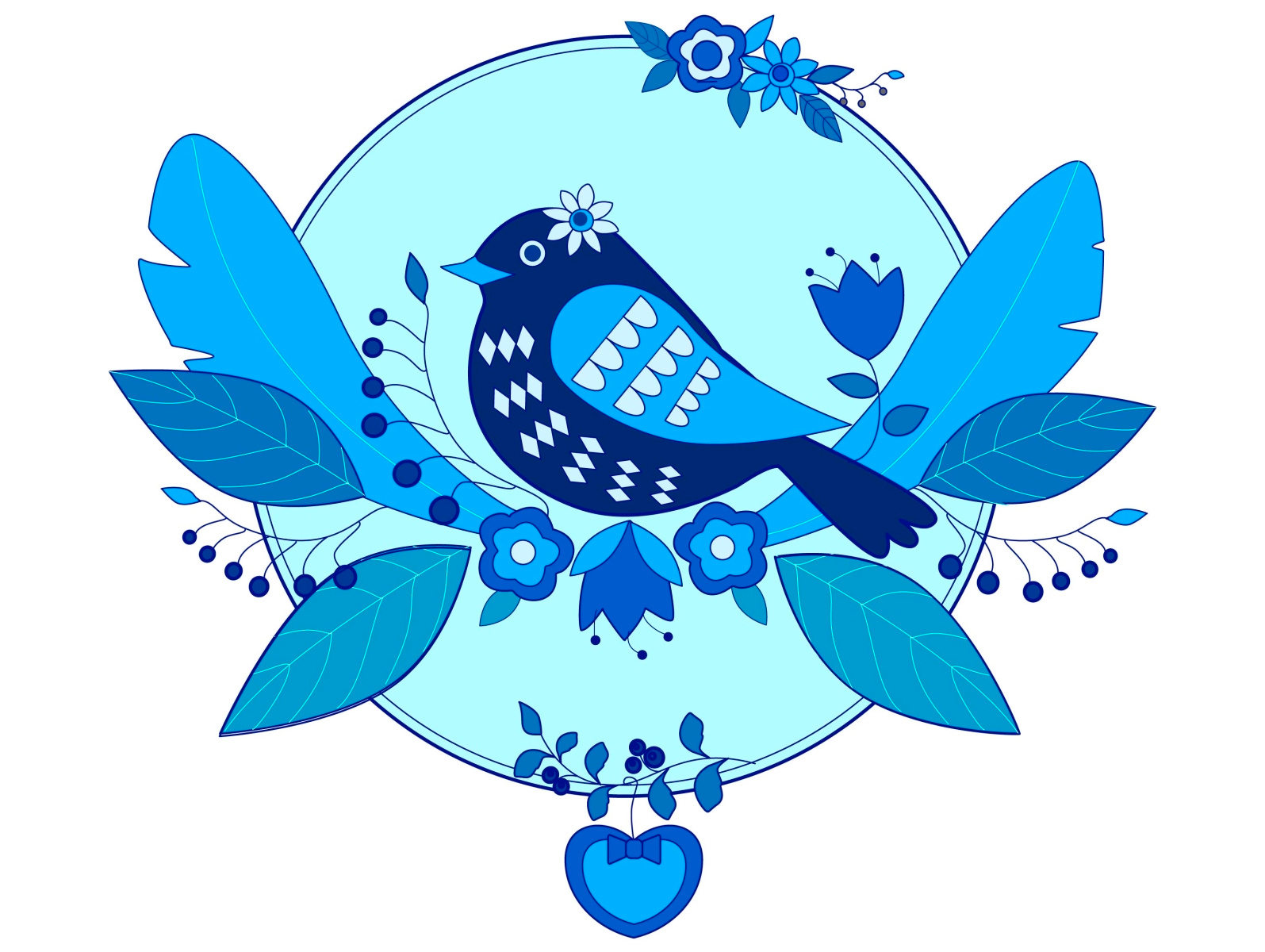 blue bird by LarI on Dribbble