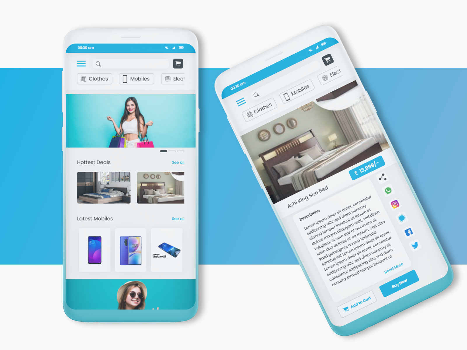 Shopping App Design by Aakarshit Joshi on Dribbble