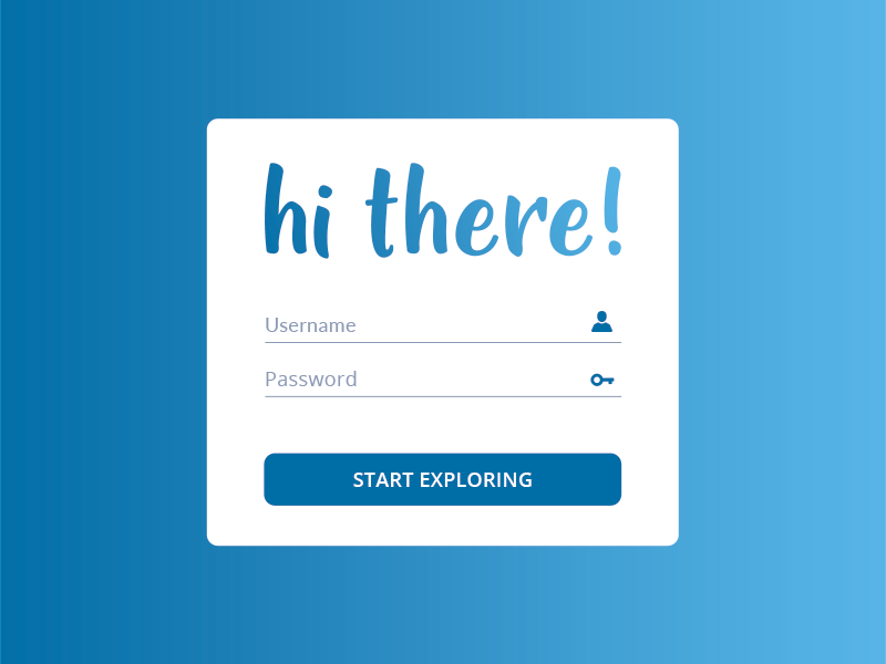 #001 Daily UI - Sign In by Lisa Smets on Dribbble