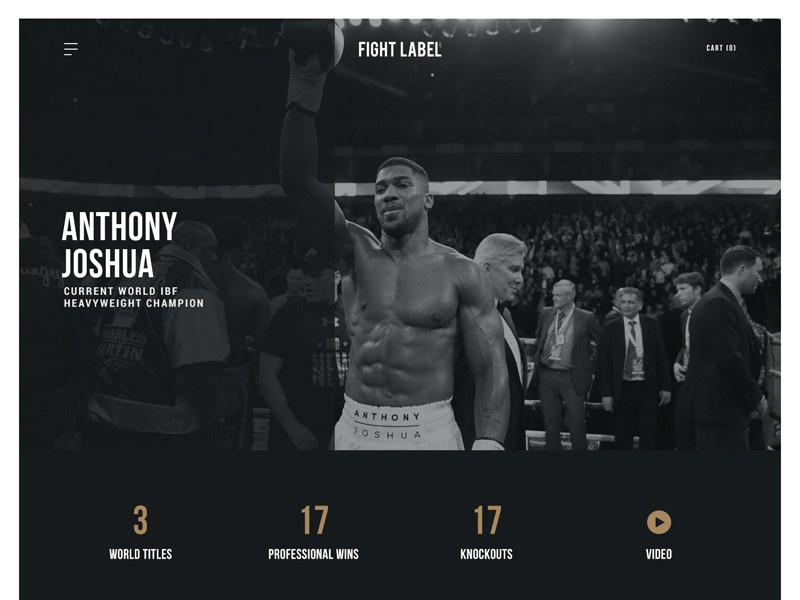 Fight Label by Andy Golpys for MadeByShape on Dribbble