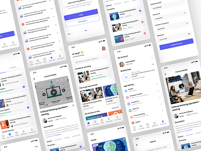 E-Learning App by Ayah Badran on Dribbble
