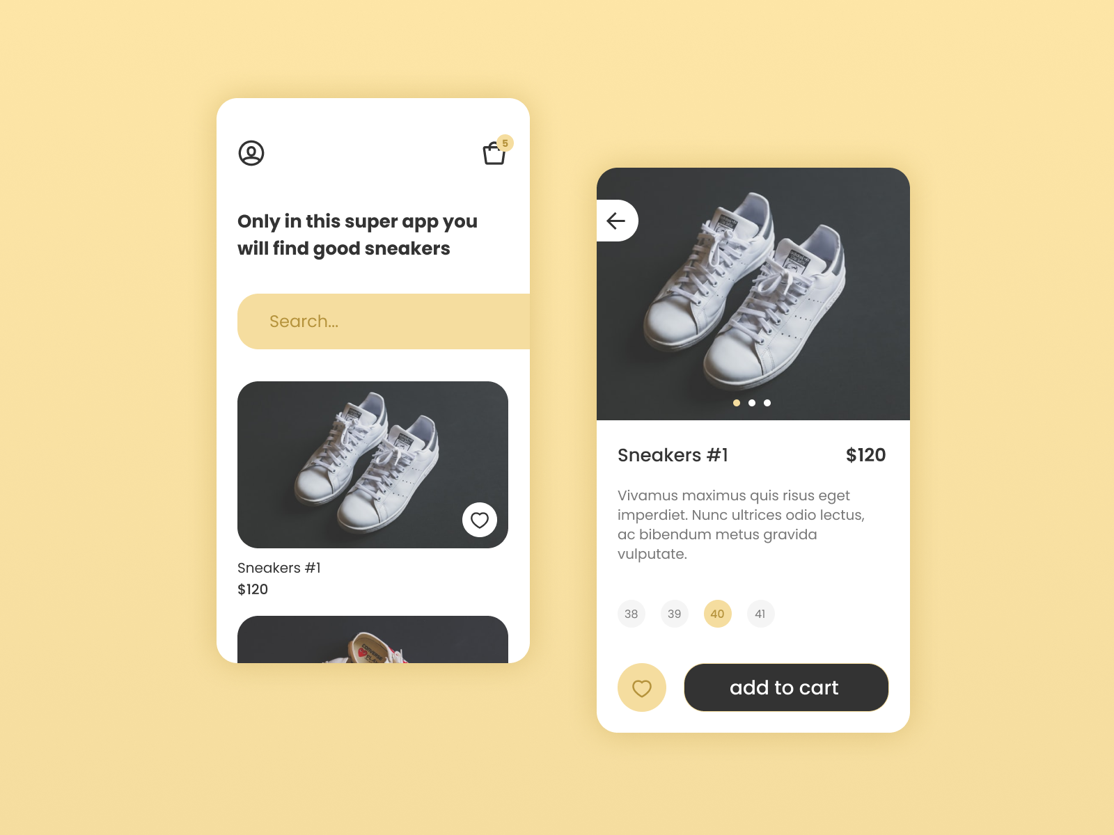 UI. Mobile store. Part 1 by Igor Maltsev on Dribbble