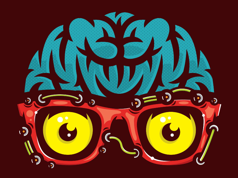 Atomic Brain By Danger Brain On Dribbble