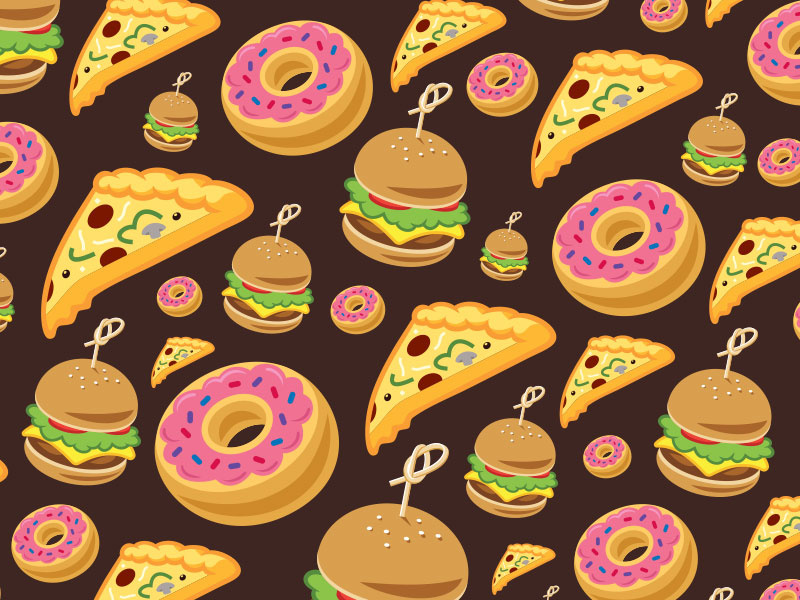 Yummy Background by Danger Brain on Dribbble