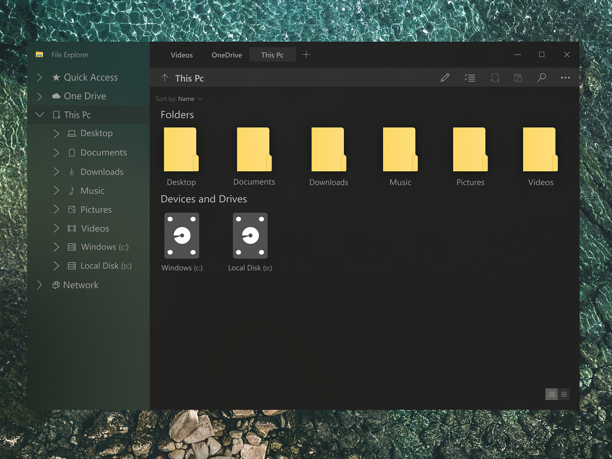 Windows File explorer Redesign by Rishib Rajeev on Dribbble