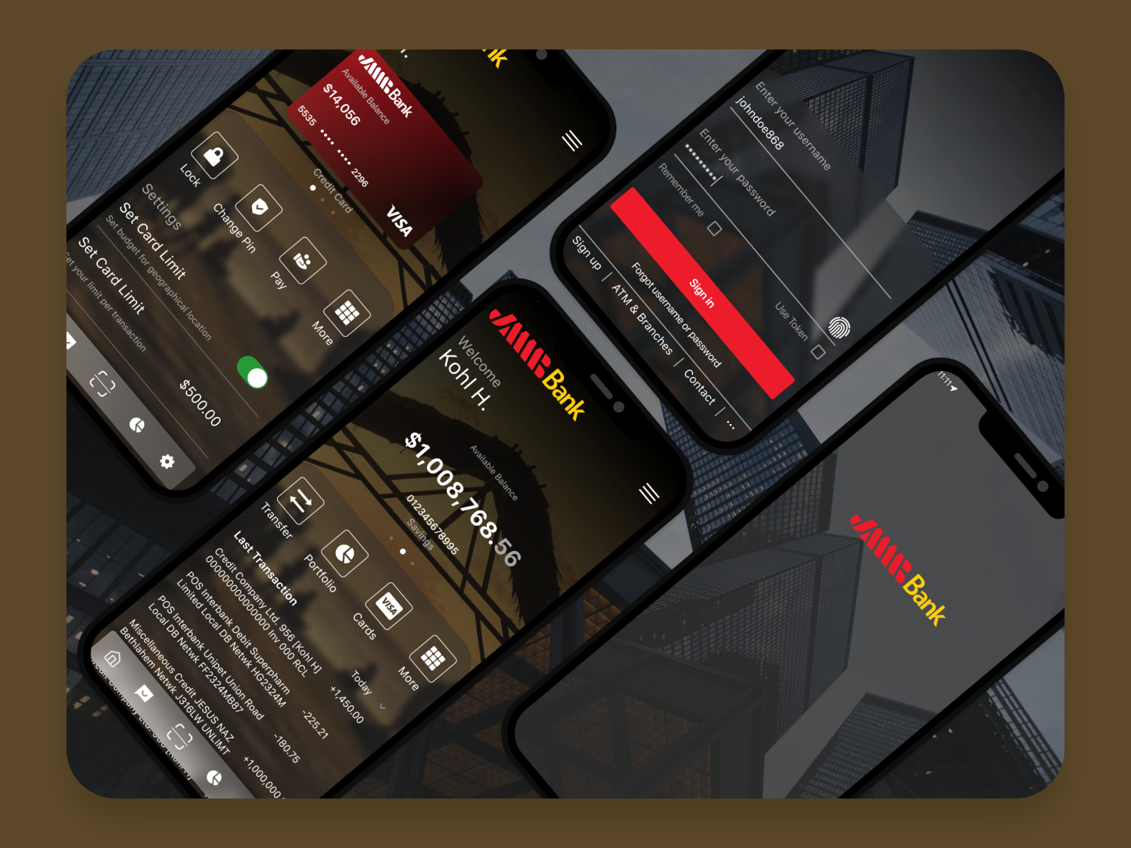 JMMB Bank App - User Profile by Kohl Hosein on Dribbble