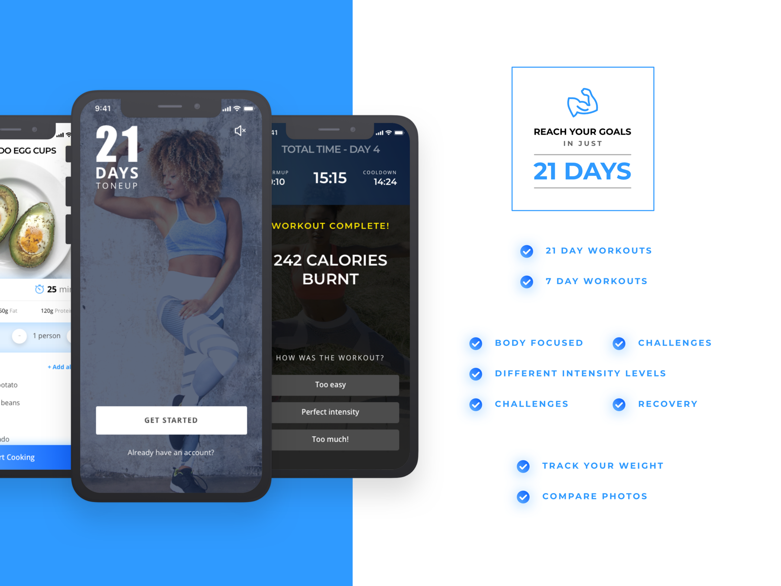 21 Days Tone Up - UI/UX Design by Renuka Ghate | Artist Michi for ...