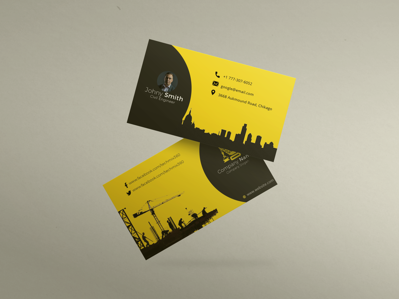 Visiting card by Adlof on Dribbble