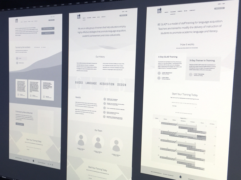 Hi-Fi Wireframes by Alex Sailer for Focus Lab on Dribbble