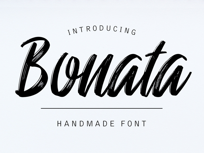 Bonata Handmade Font by Anko Design on Dribbble