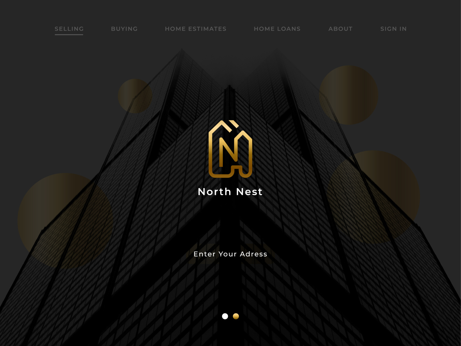 Real estate Logo with N concept by rashed.branding on Dribbble