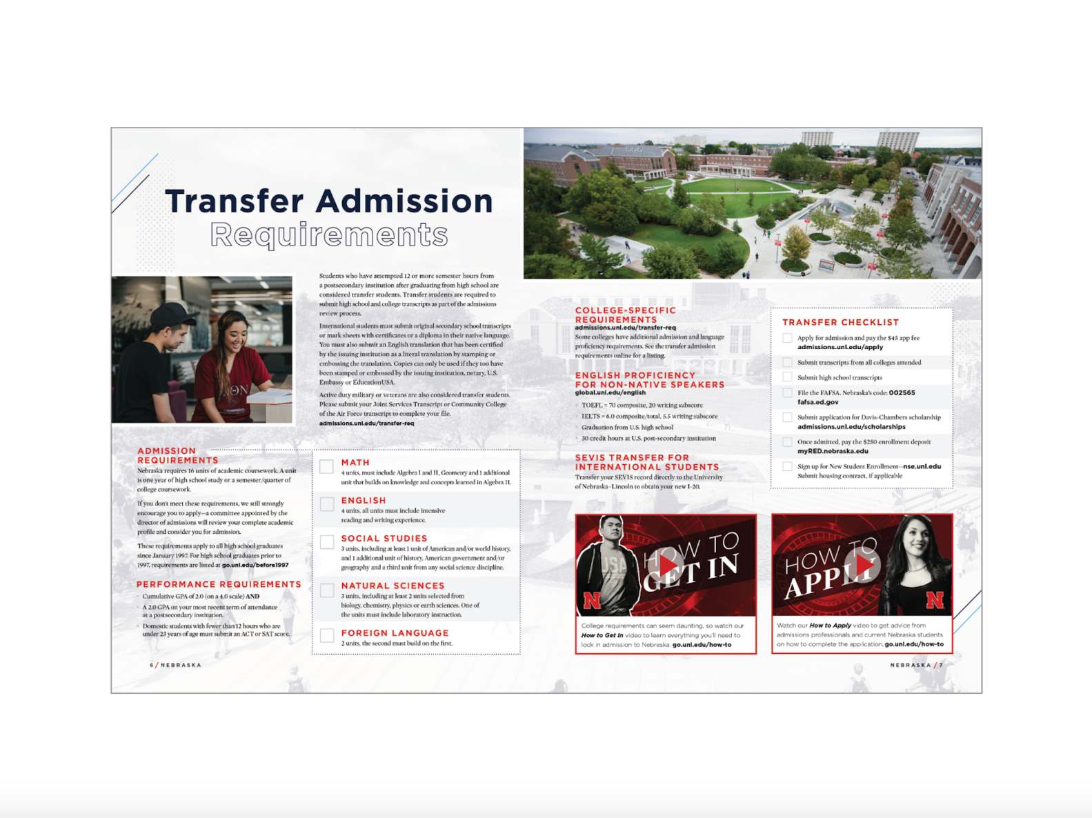 UNL Transfer Guide Magazine by Jaici Shiemke on Dribbble