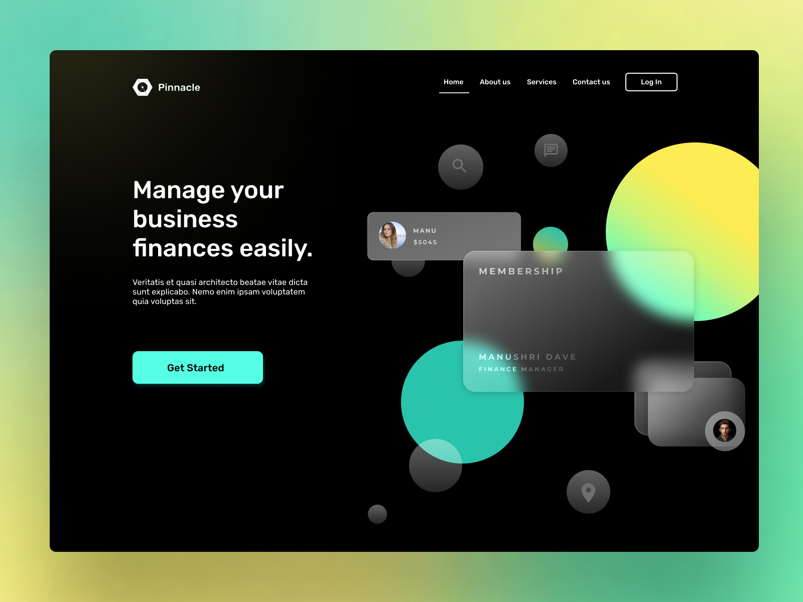 Fintech Hero Page Design by Manushri Dave on Dribbble