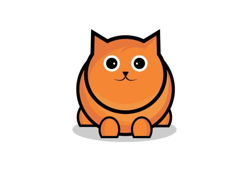 fat cat by Destav0 on Dribbble