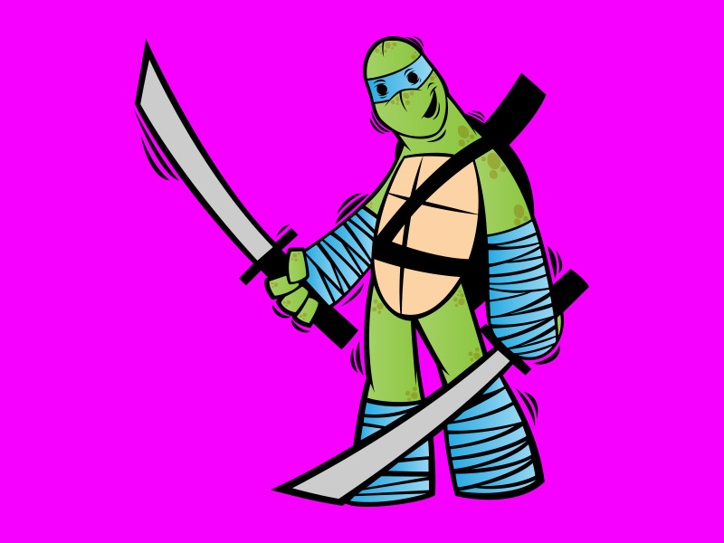 Leonardo TMNT by abebarrera on Dribbble