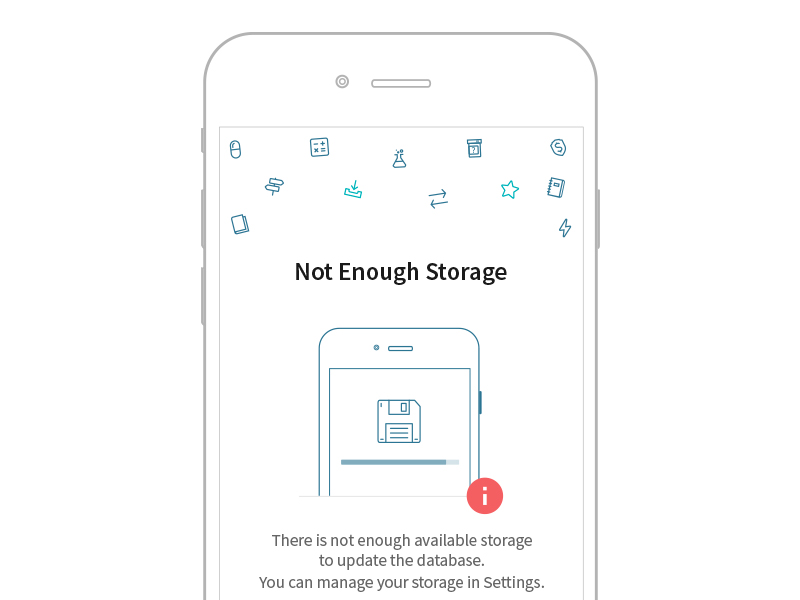 Not Enough Storage by Arnaud Le Roux on Dribbble