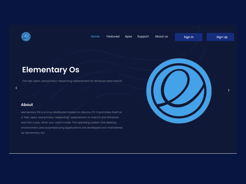 UI Linux header by YOVI IHSAN PANDAWA on Dribbble