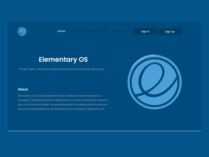 UI Linux header by YOVI IHSAN PANDAWA on Dribbble
