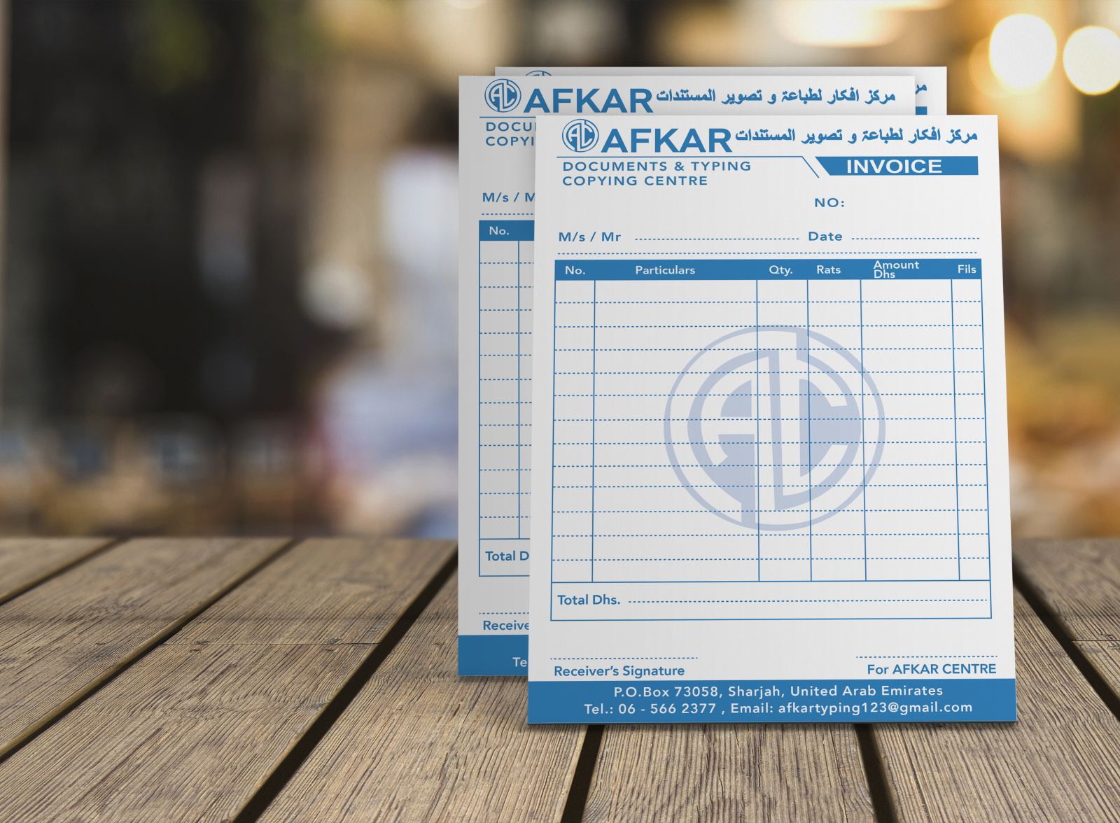 Invoice design/ invoice/ notepad by Maria Sarfraz on Dribbble