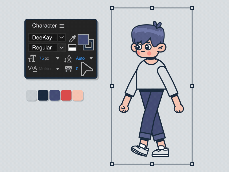 Character Type by DeeKay on Dribbble