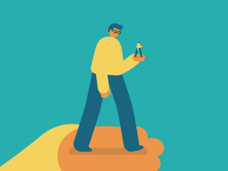 Infinite Walk by DeeKay on Dribbble