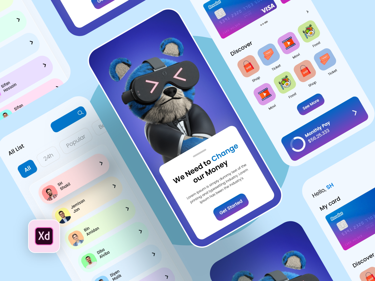 Cryptocurrency Mobile App by SH Shakil 🏅 on Dribbble