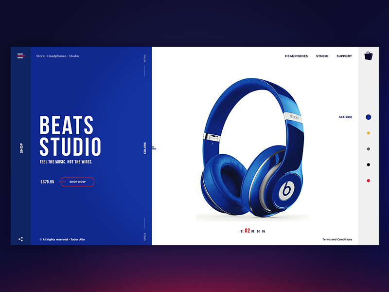 Product Page by Tudor Alin 🧙 on Dribbble