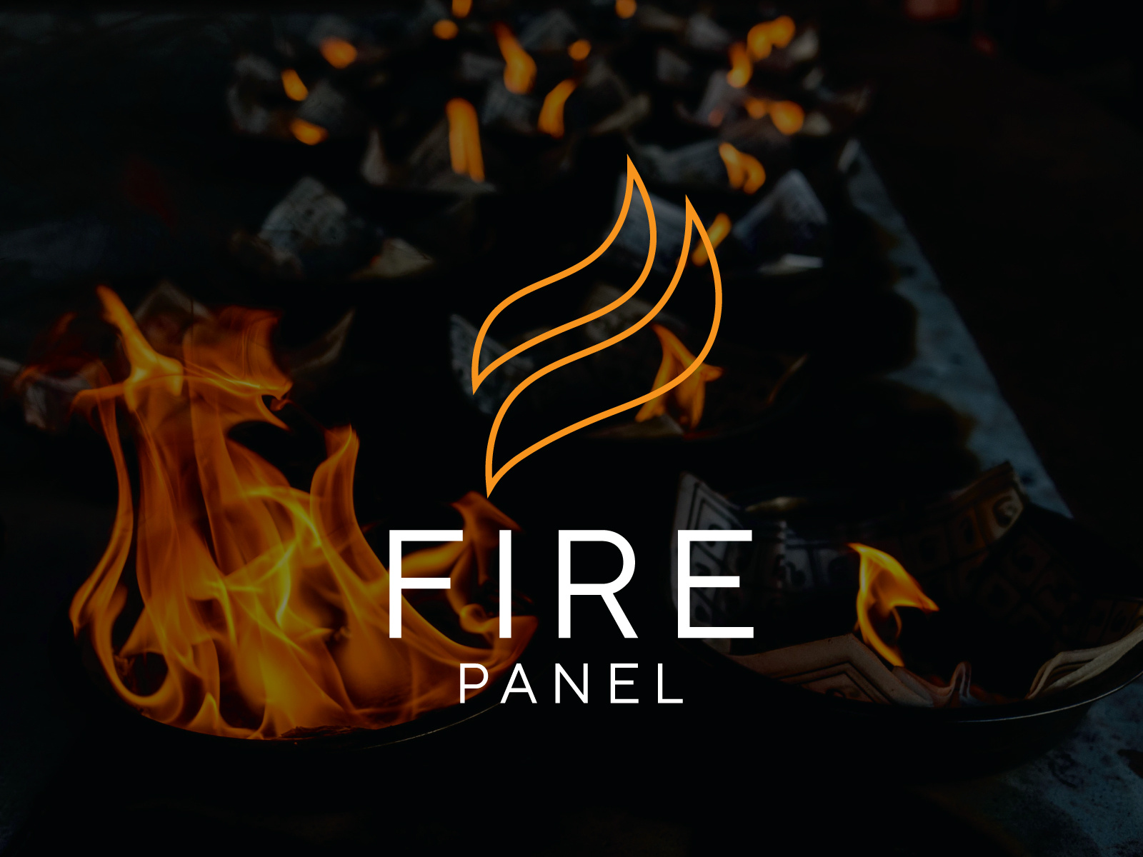 fire panel logo by Dabasish Pal on Dribbble
