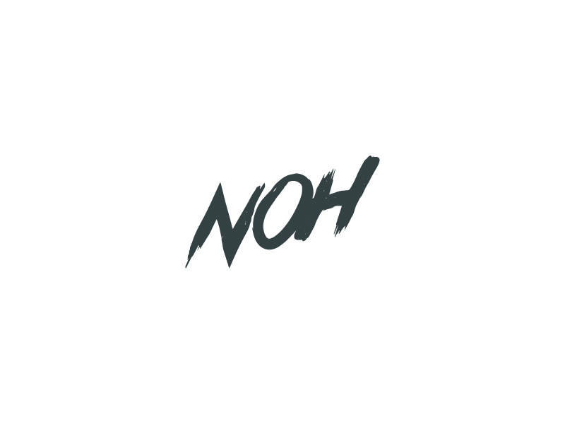 NOH logo for indie magazine by Ken Liivik on Dribbble