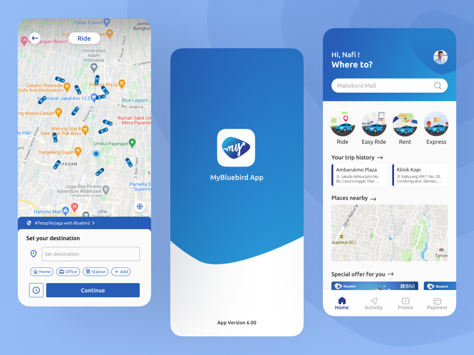 My Bluebird App Redesign by Nafi Abi on Dribbble