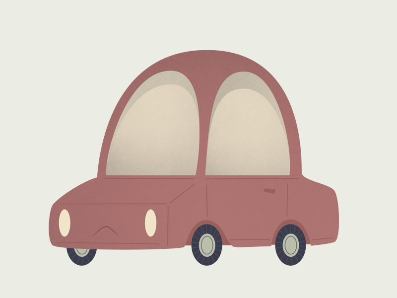 Sad Car by Alessio Sabbadini on Dribbble