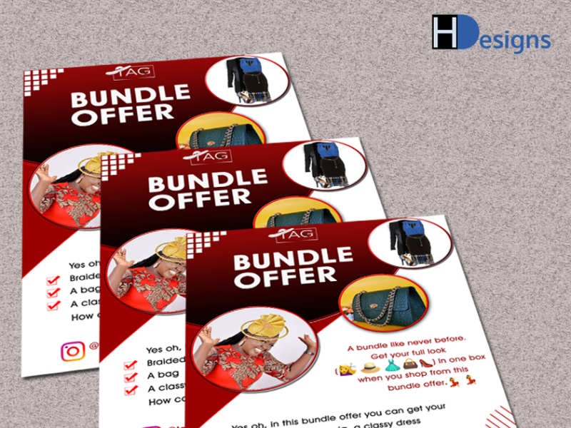 Offer bundle flyer design by Ademola Savage on Dribbble