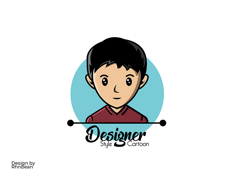 Designer Cartoon Badge by Bintang Raihan on Dribbble