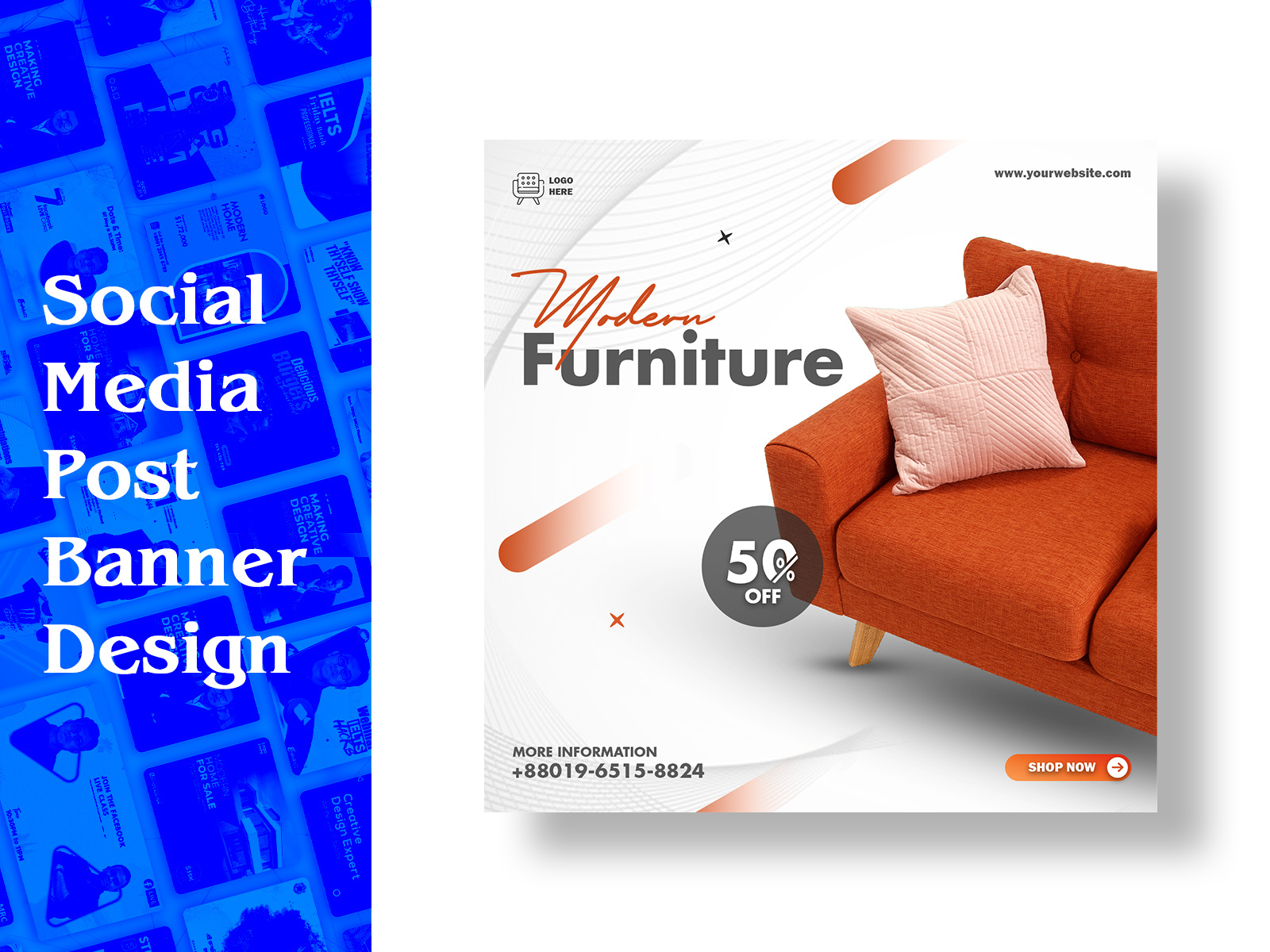 Social Media Post Banner Design. by Fazle Rabbi Sarkar on Dribbble