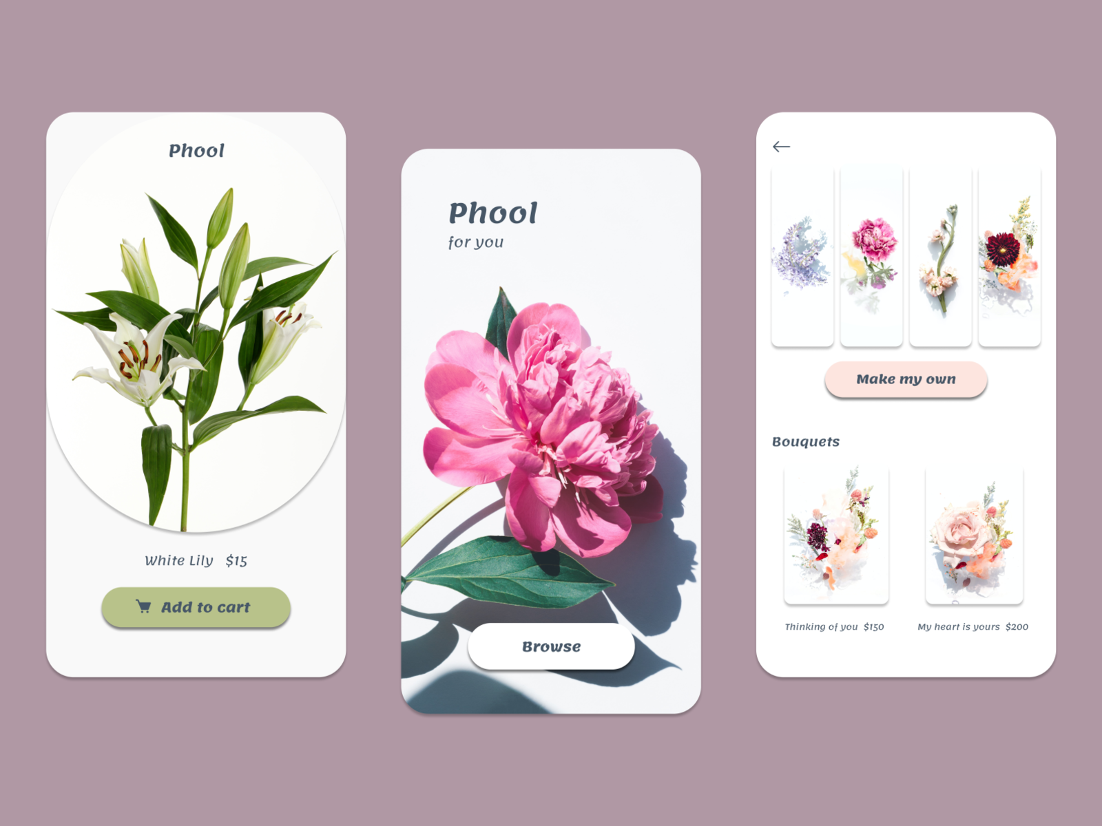 Florist App UI by Riddhi Keralia on Dribbble