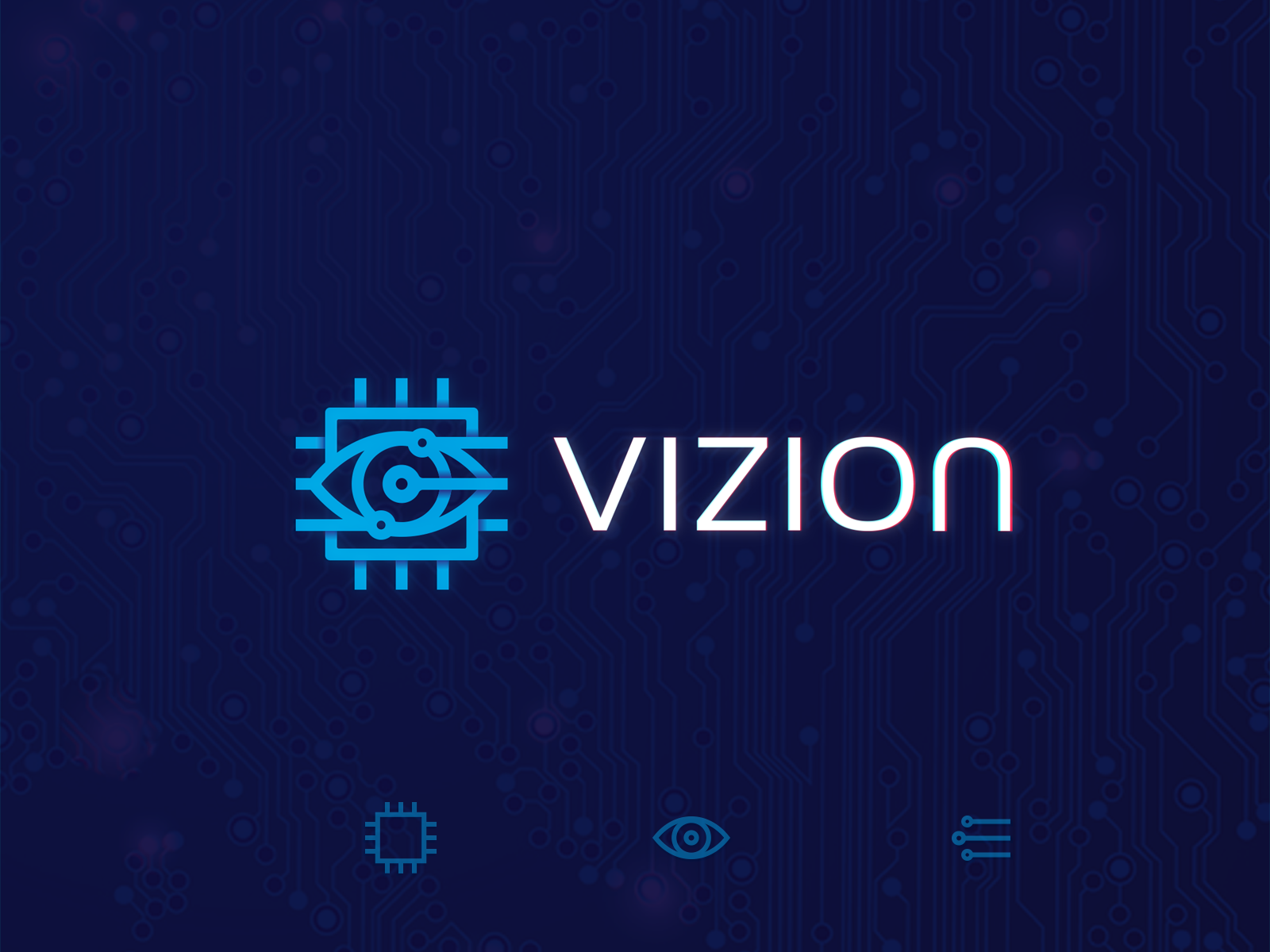 Vizion Logo by Oleksandr Tovarkov on Dribbble