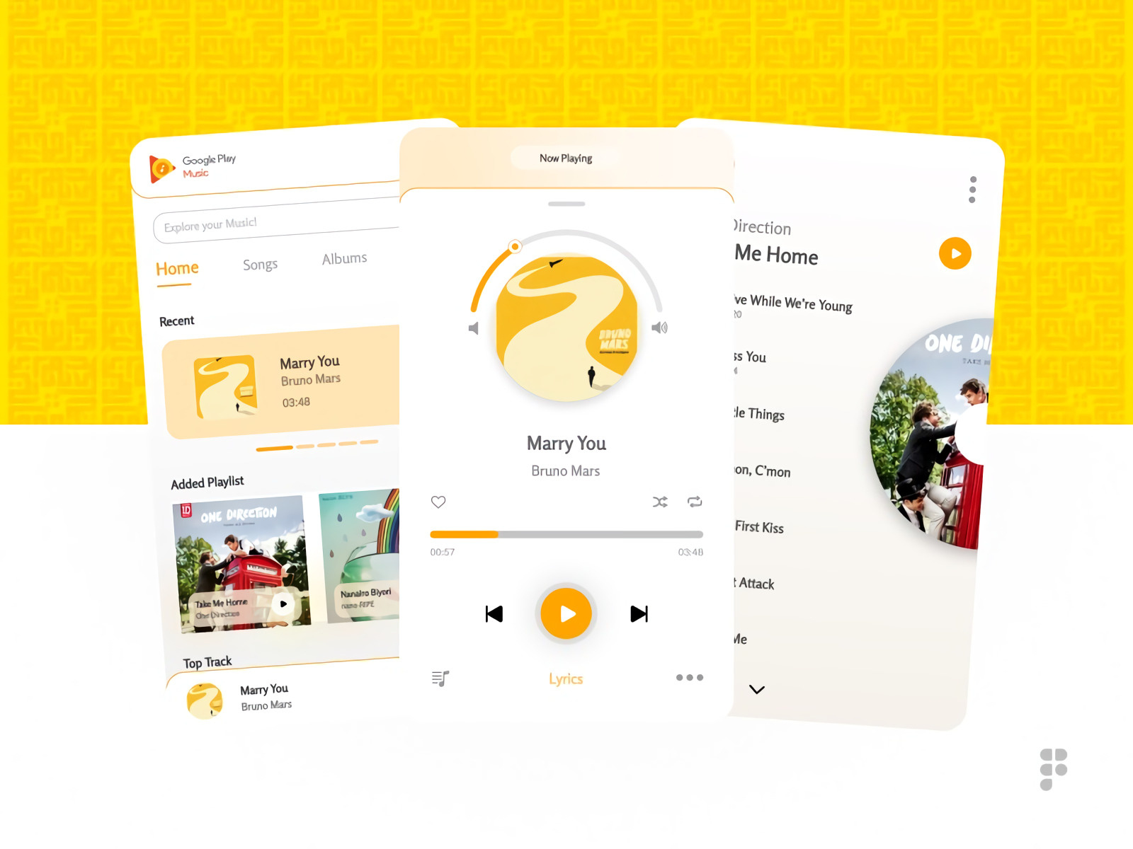 Music App #2 - UI Design by Muhammad Nur Hidayat on Dribbble