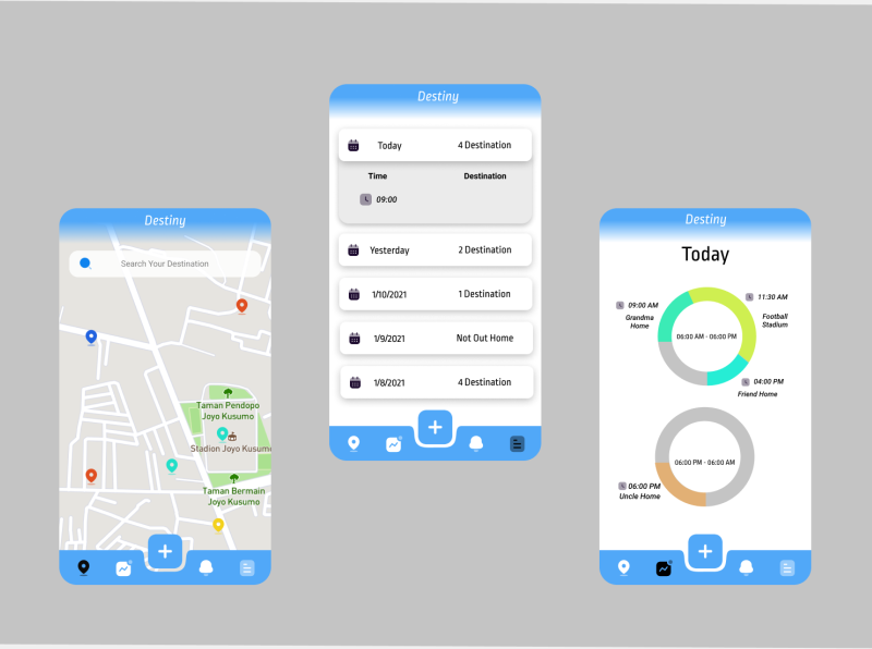 Tracking App by Zulham Ari on Dribbble