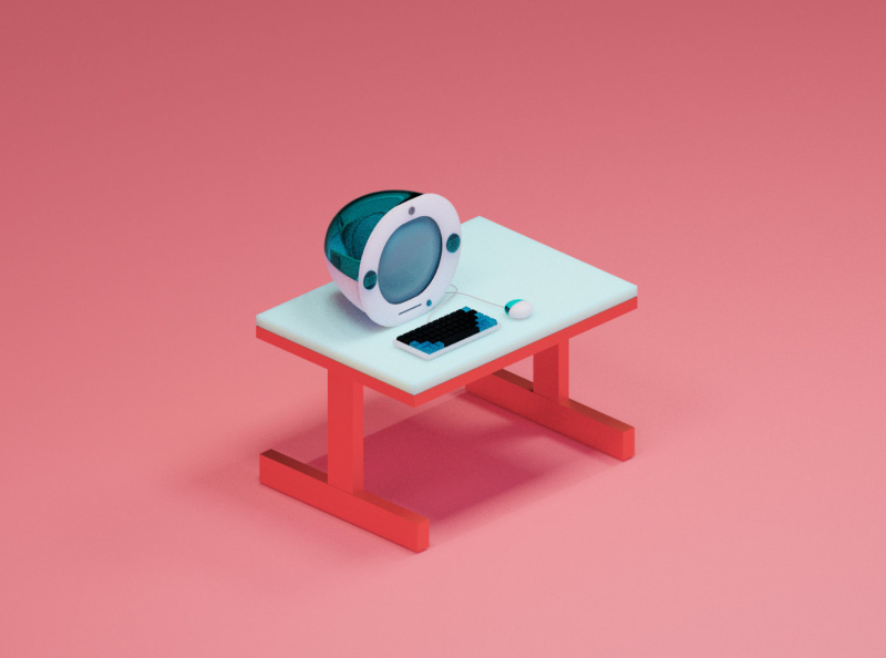 1998 iMac clone by MOTORCYCL3 on Dribbble