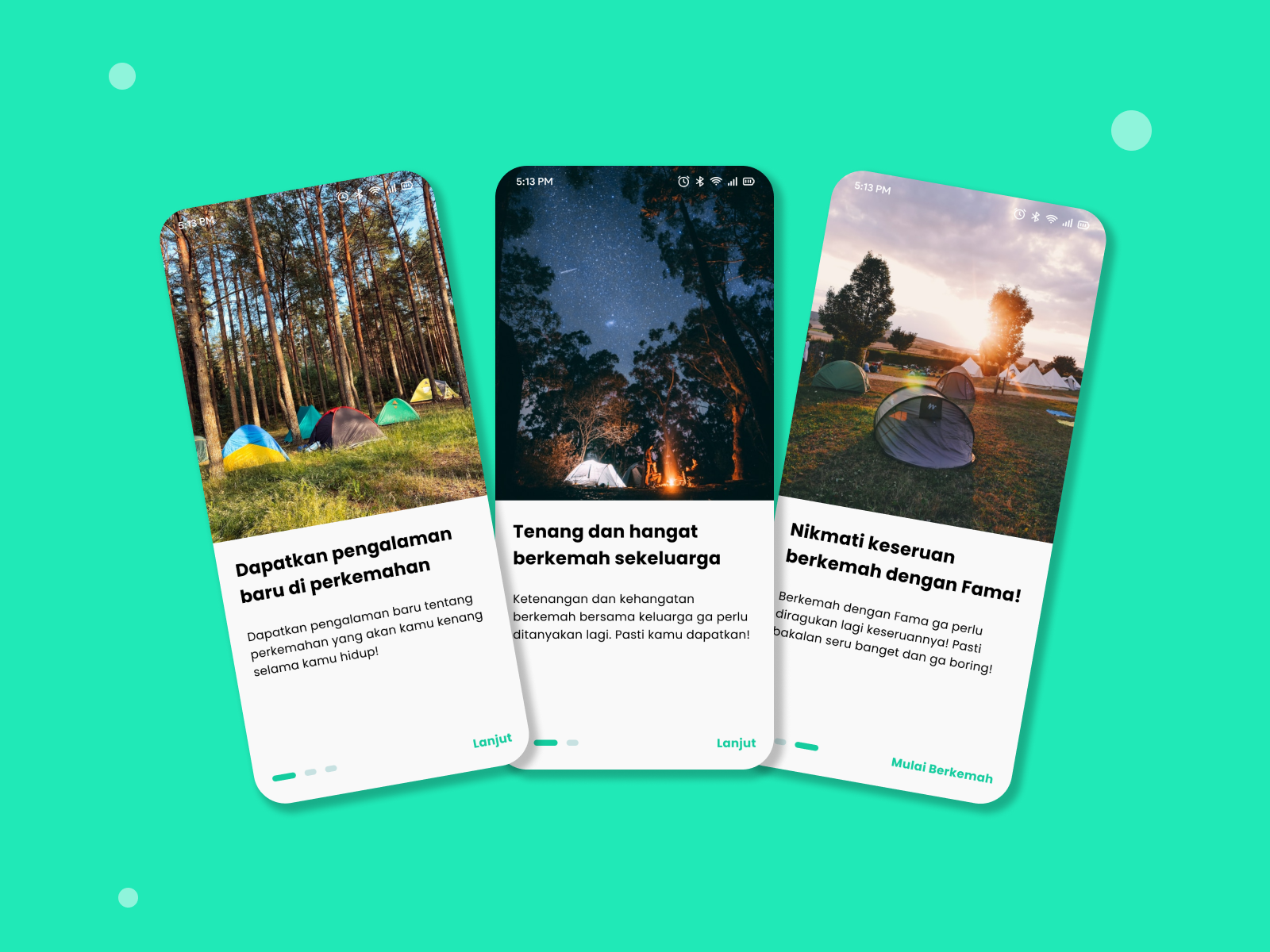 Fama - Onboarding Screens Mobile Design by Rizky Aquino on Dribbble