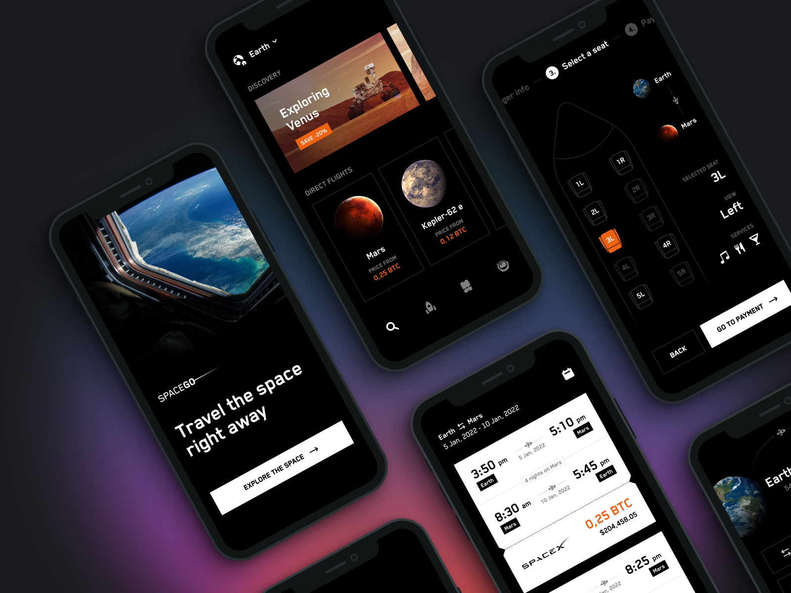 Space App by Andrej Marfiak for Webscope Design on Dribbble