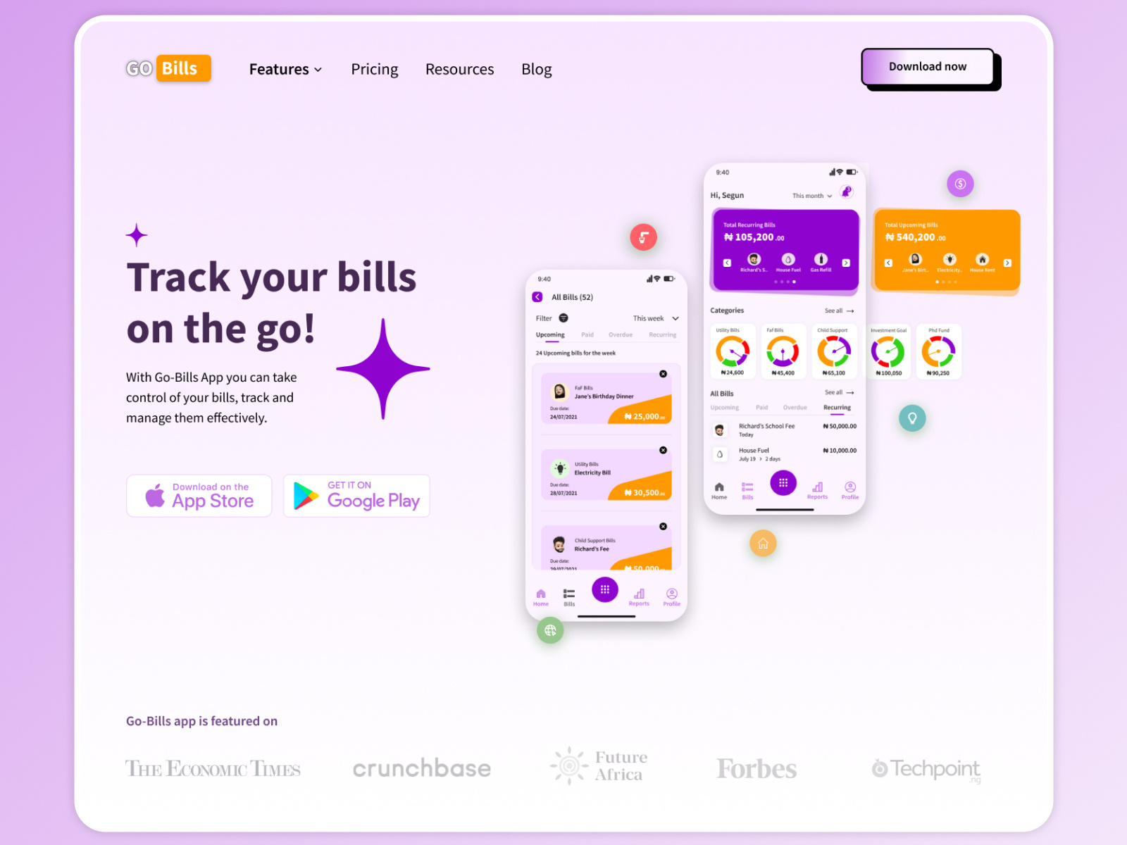 Hero Section - Mobile App Landing Page by Segun Oloto | Digital Product ...