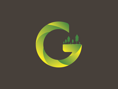 Letter G with green elements by Nahin Al Rashid on Dribbble