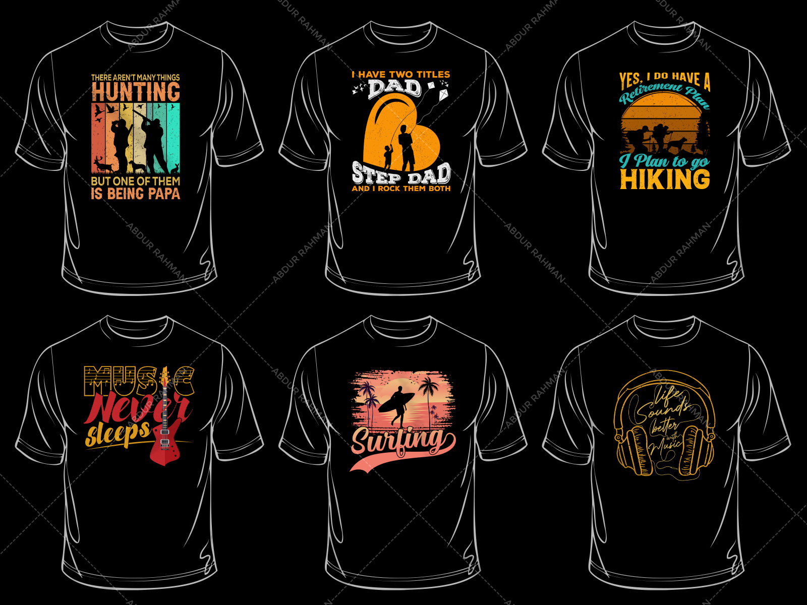 Best T Shirt Designs by T-Shirt Design Bundle on Dribbble