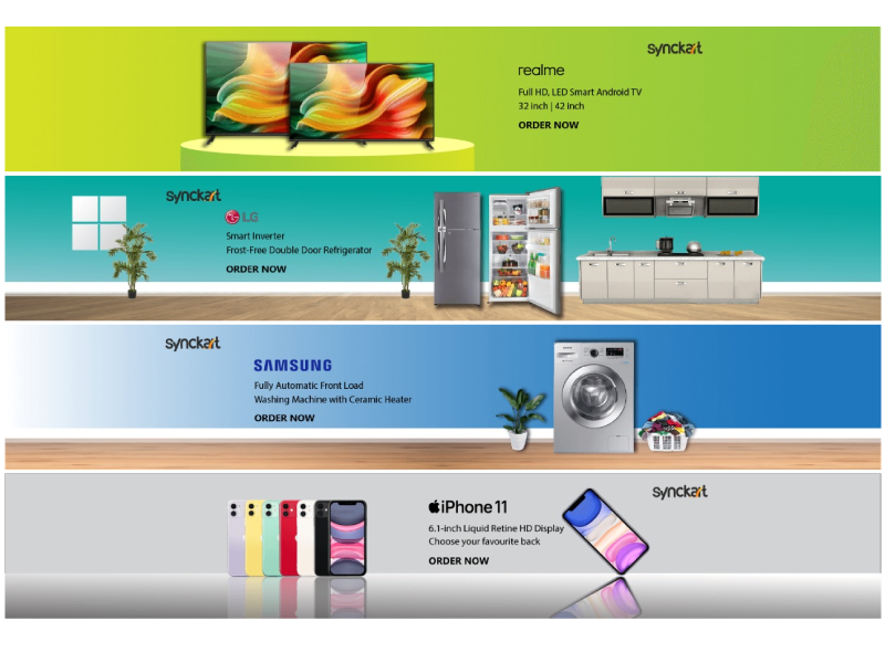 Electronic Banners by Priyanka Maurya on Dribbble