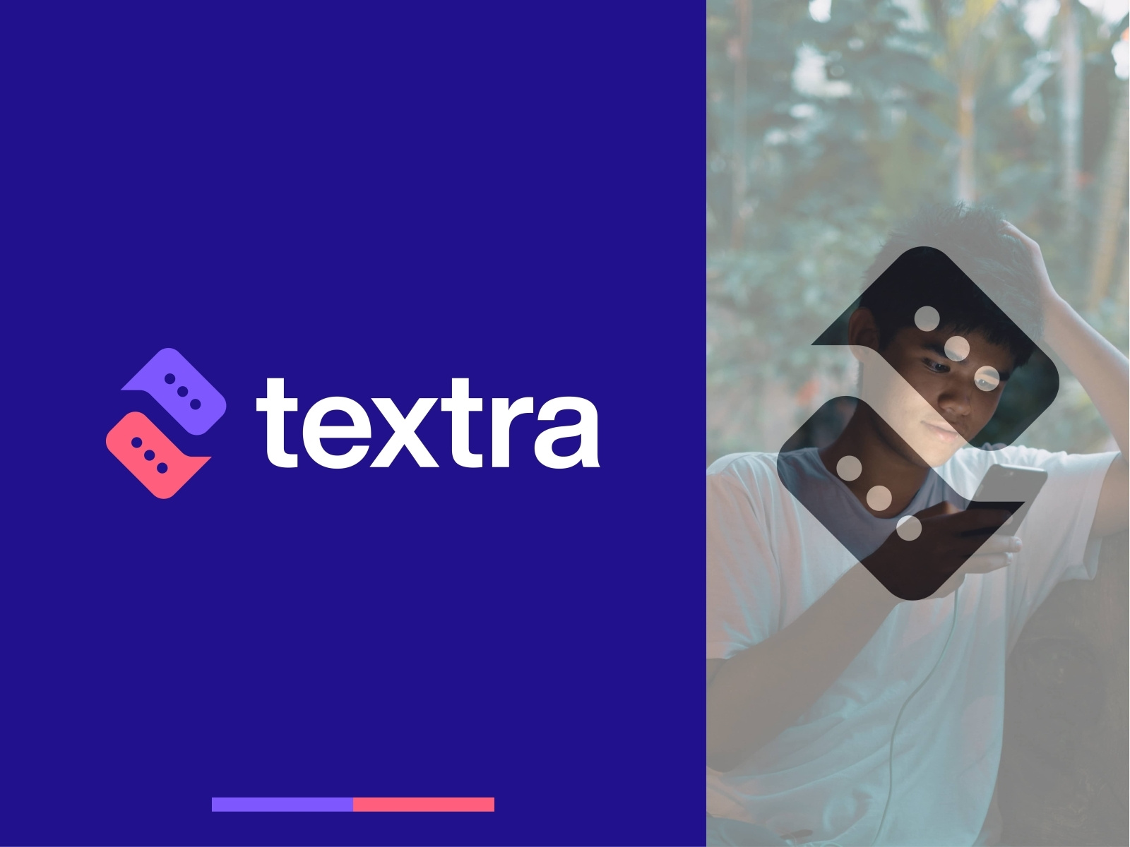 Textra | Chat App Logo by Izaz Mahammad for DesignXpart on Dribbble