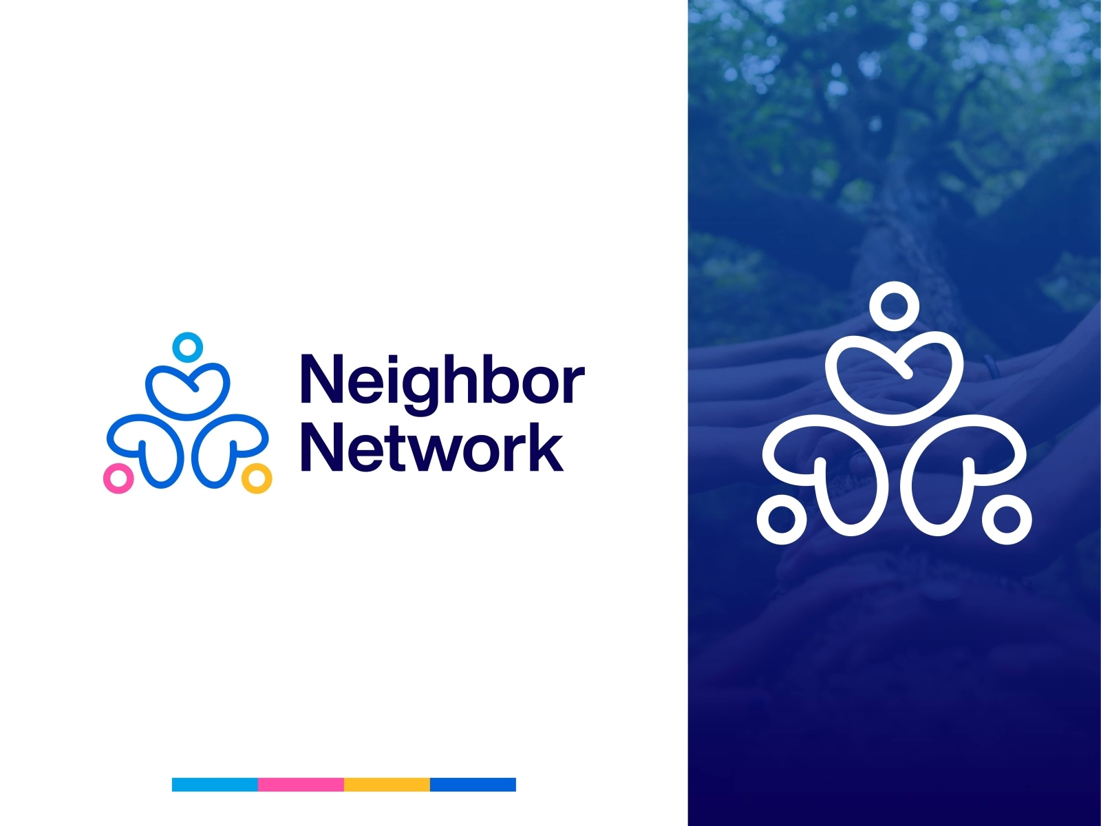 Neighbor Network Logo by Izaz Mahammad for DesignXpart on Dribbble