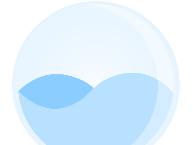 Bubble Blue by Gamer's Guide on Dribbble