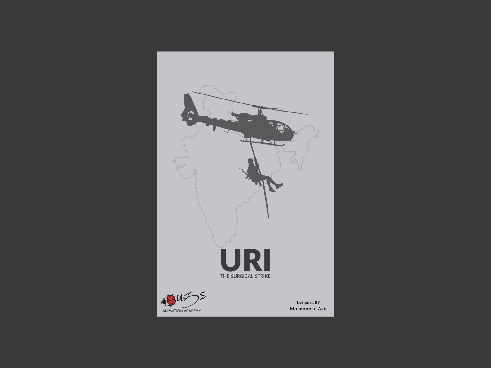 URI MOVIE MINIMAL POSTER by Asif on Dribbble
