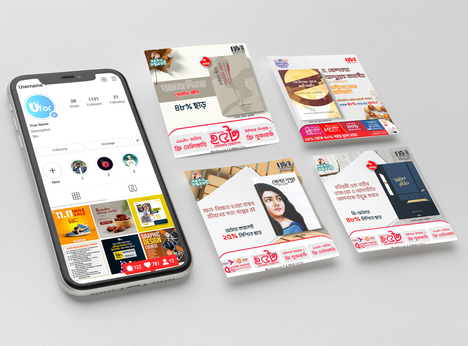 Facebook Post Design by E Faysal on Dribbble